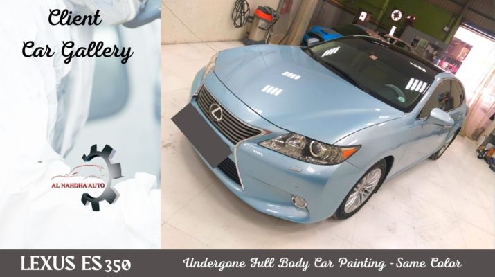 LexusES350-Car-FullBody-Painting-1 - AL NAHDHA AUTO GARAGE