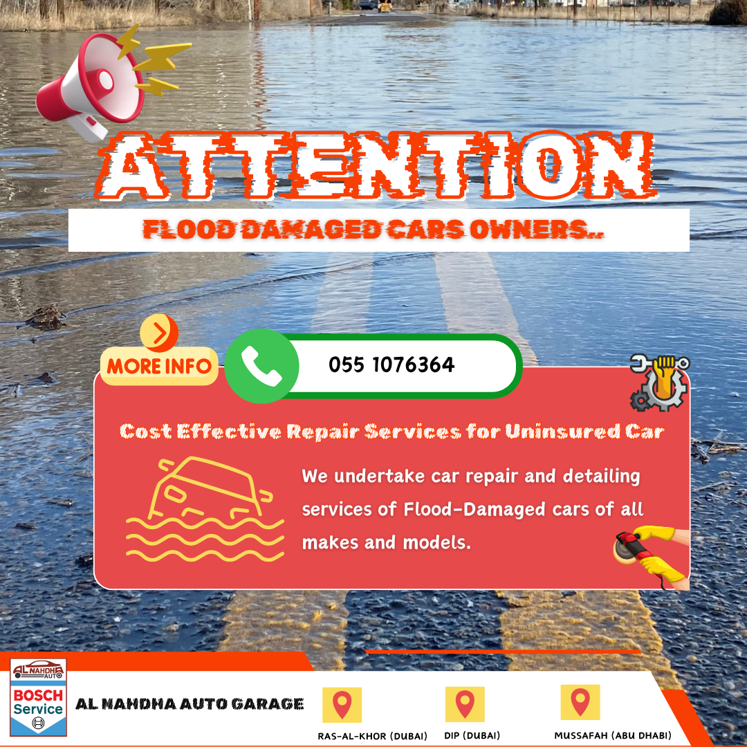 Flood Car Repair Dubai|Cost Effective Car Repair for Flooded Cars